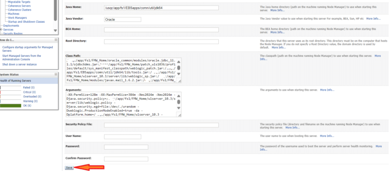 Increase OACORE JAVA Heap Memory Size in r12